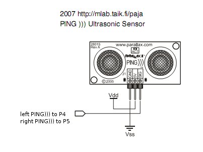 UCIT: Vibrotactile radar using two PING))) ultrasonic sensors - Paja